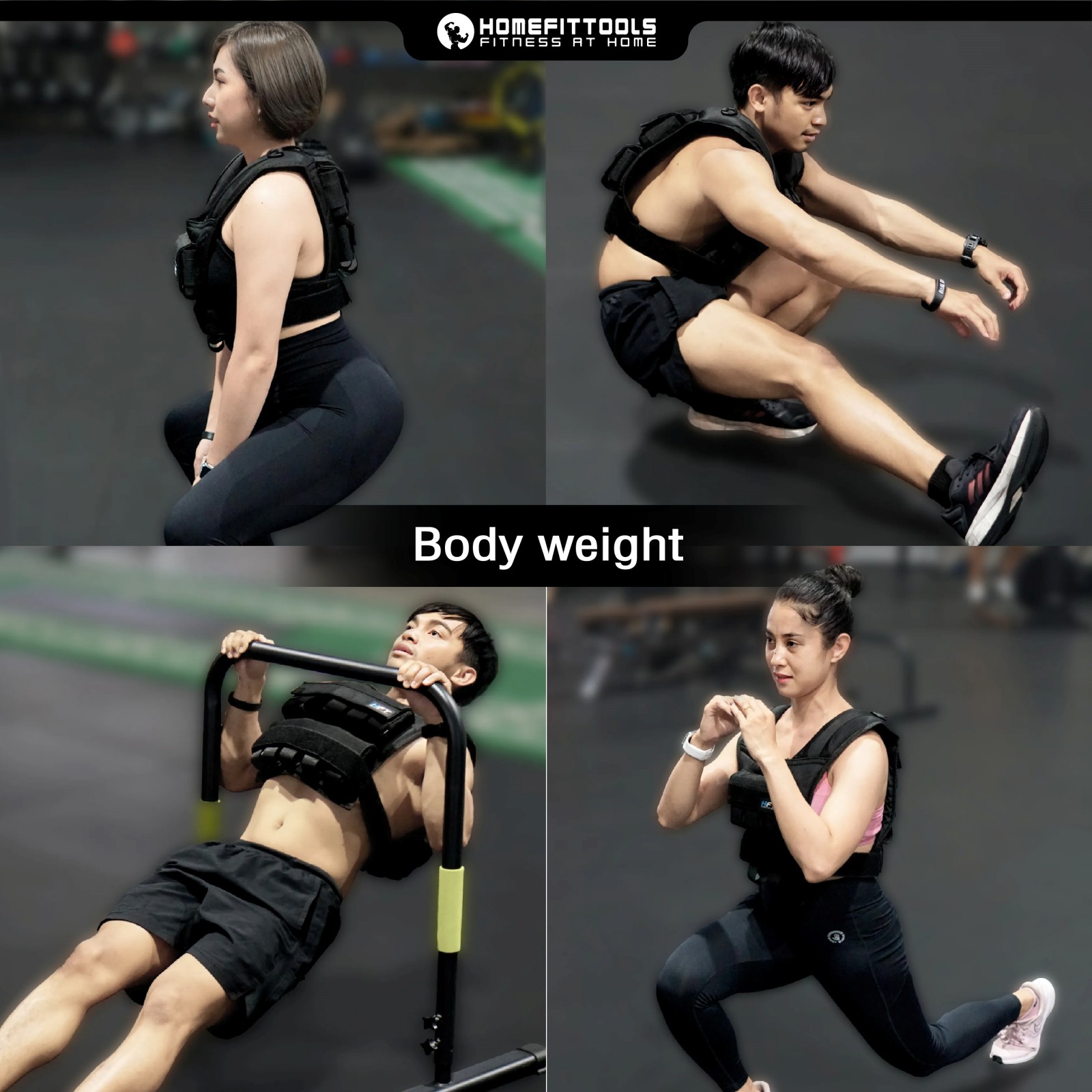 เสื้อถ่วงน้ำหนัก Calisthenic Homefittools HFT รุ่น 30kg